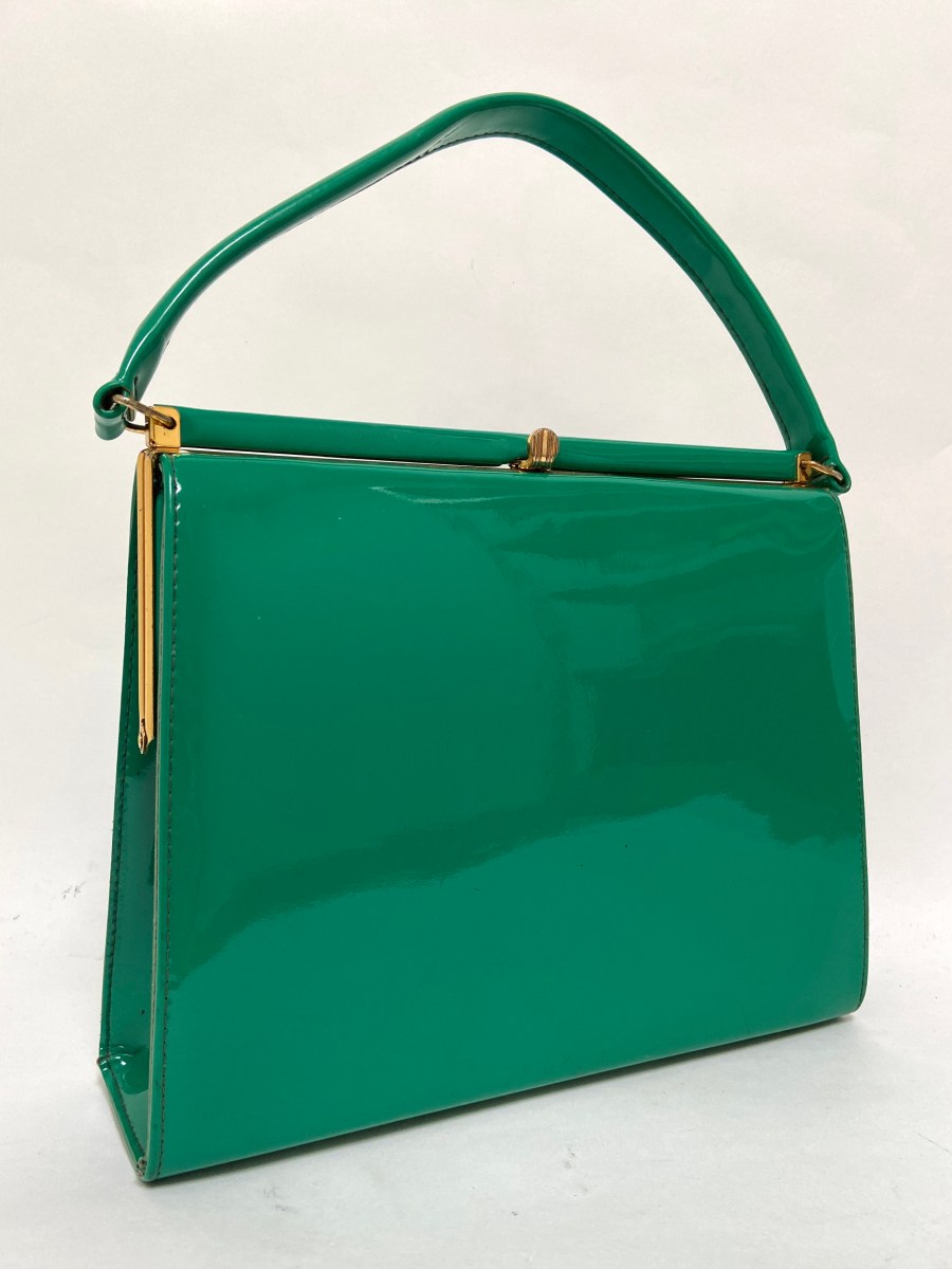 Teal Green Patent Pleather Purse – Friperie Jansen 2023