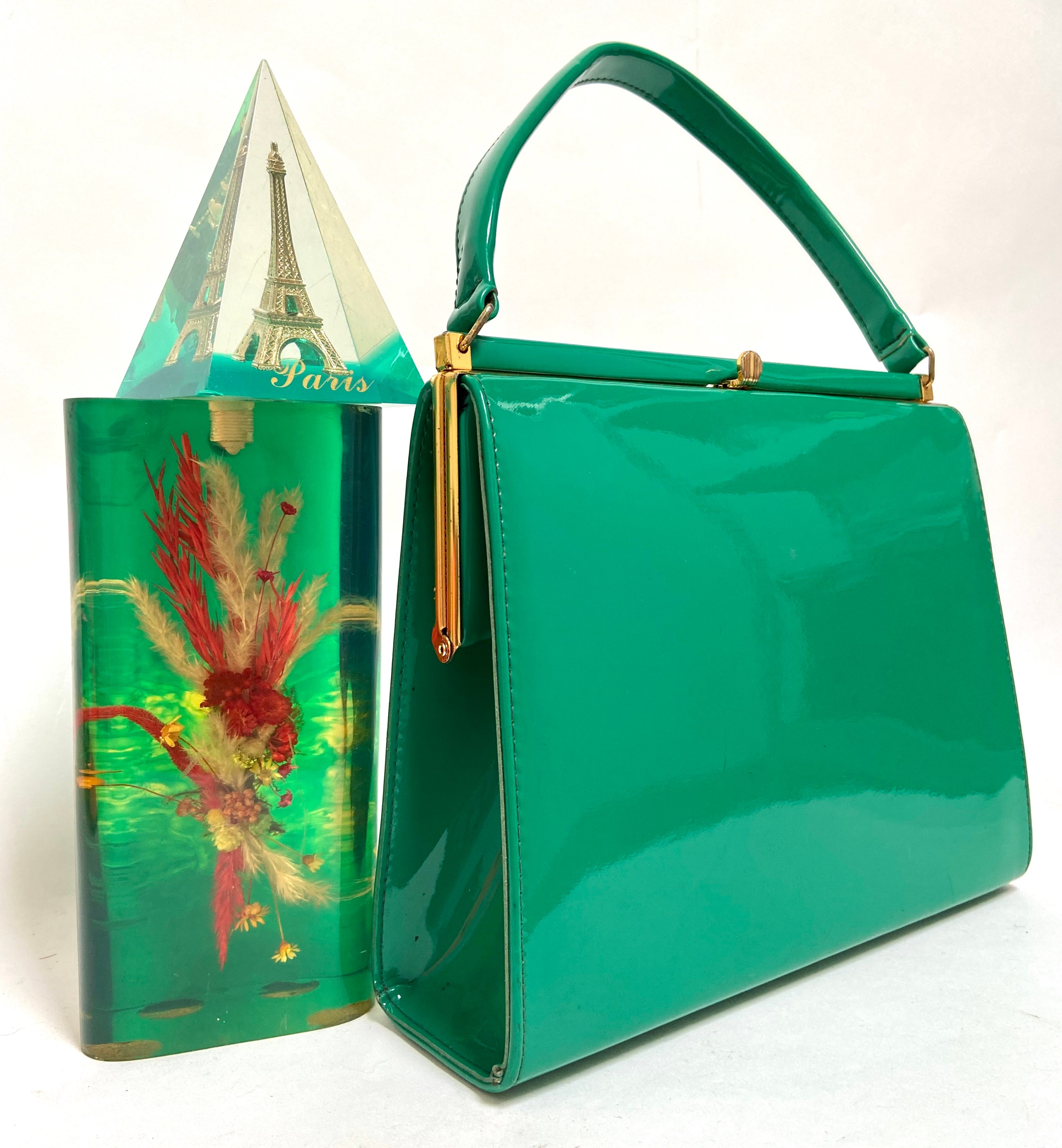 Teal Green Patent Pleather Purse – Friperie Jansen 2023